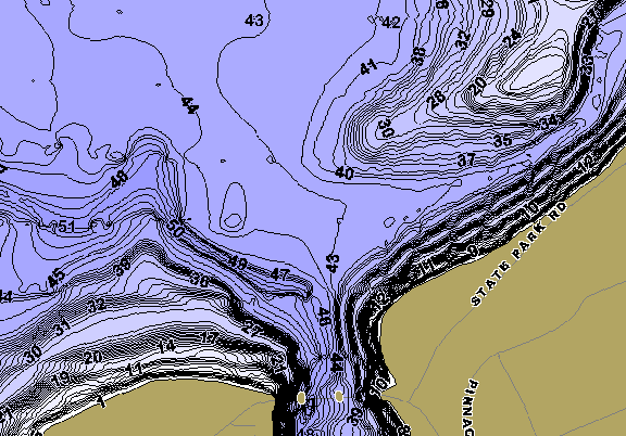Bathymetry - Piet's Notes on Deep Creek Lake Science